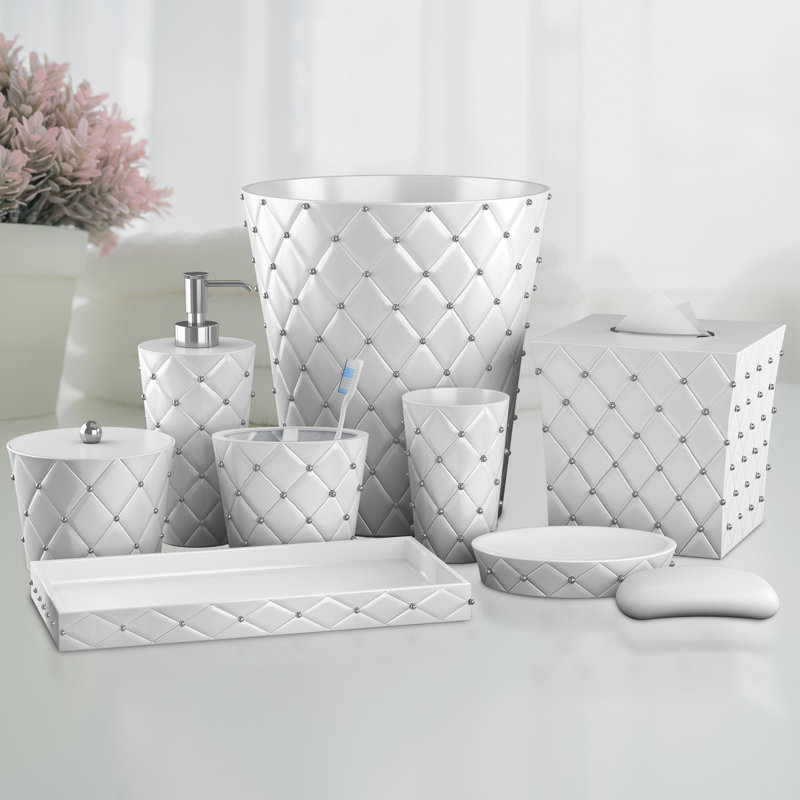 Red Barrel Studio® Antonien 8 Piece Bathroom Accessory Set & Reviews | Wayfair